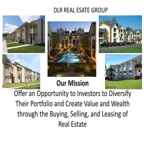 Passive Real Estate Investing in Multifamily | PPTX