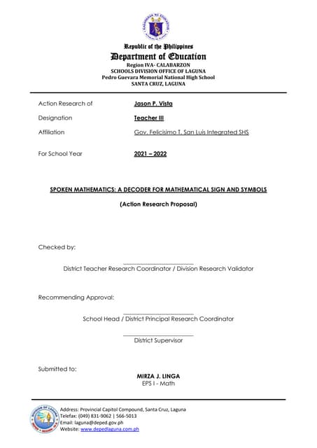 Innovation Project Proposal in DepEd - Super Draft | PDF