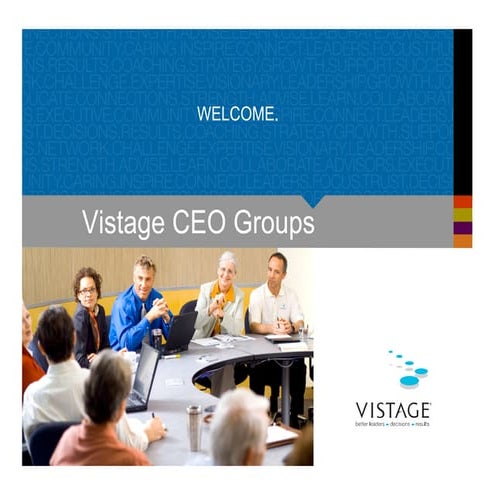 Vistage CEO Advisory Group Overview | PDF