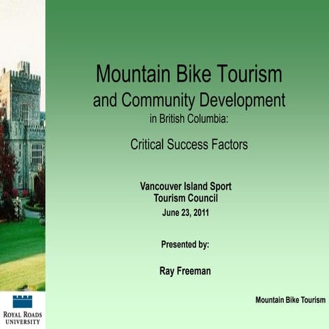Promoting Bicycle Tourism | PDF