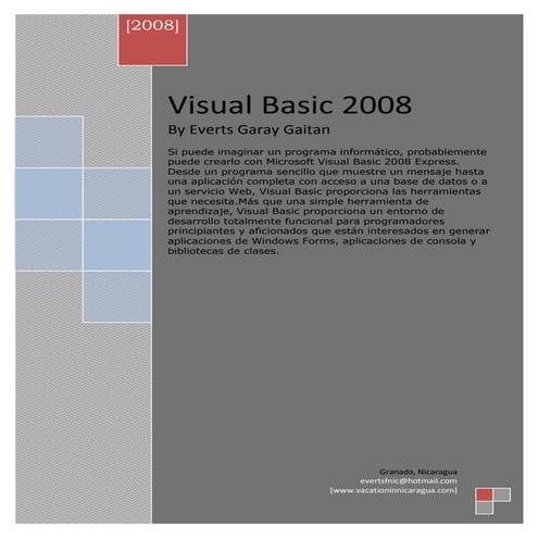 Visual basic-2008 tutorial | PDF