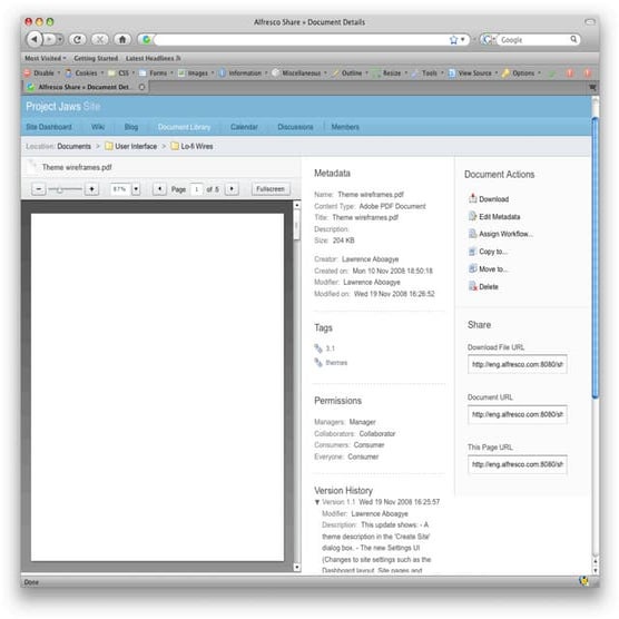 Visual Design - Flash Previewer (Details View) | PDF