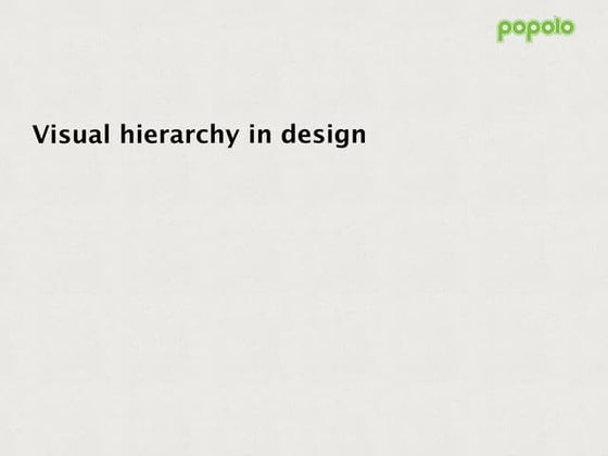 Visual Hierarchy | PPTX