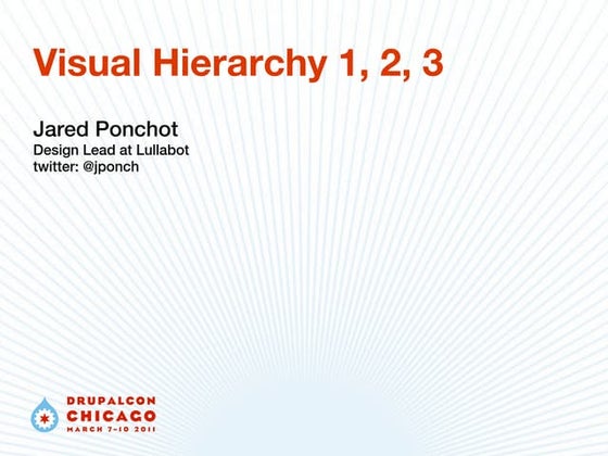 Principles of visual hierarchy | PDF