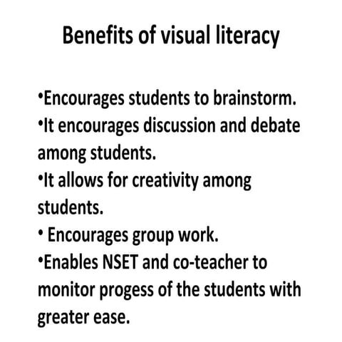 Visual Literacy: A demo lesson for advanced 1st graders | PPT