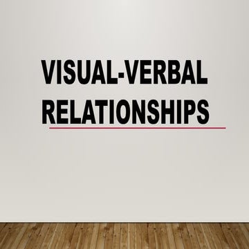 Visual-Verbal Relationship Grade 8 Quarter 1.pptx | Physics | Science