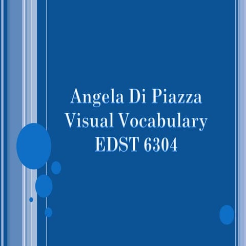 Visual Vocabulary Presentation | PPT