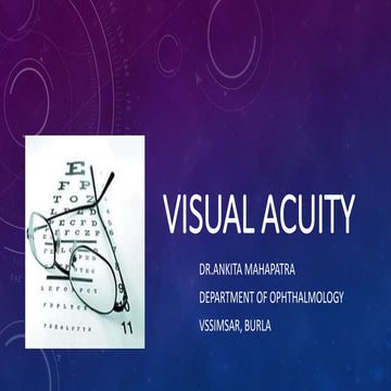Visual acuity | PPT