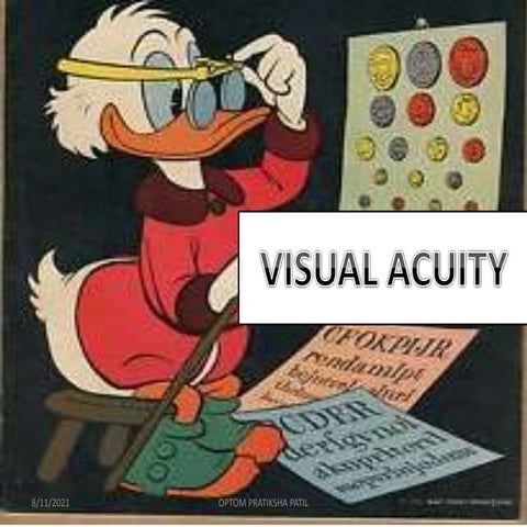 Visual acuity | PPTX