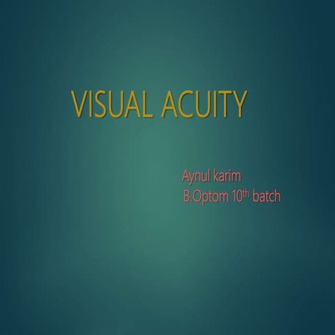 VISUALACUITY CHARTS | PPTX