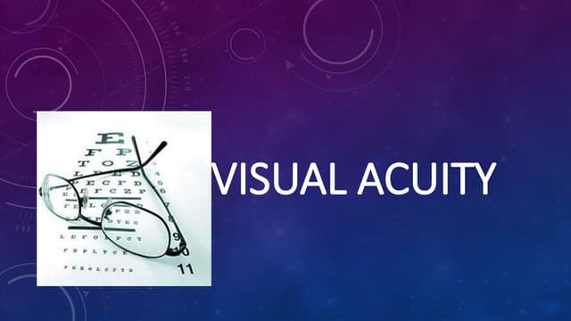 Log mar chart | PPTX