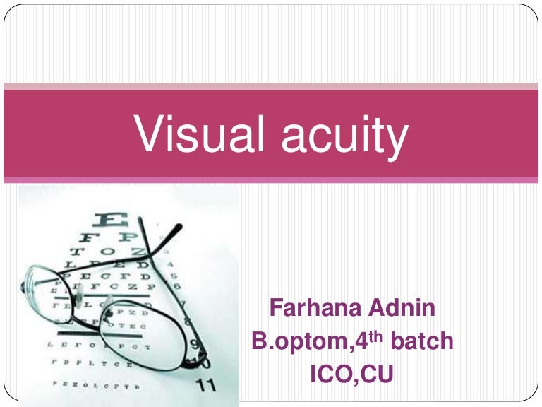 Visual acuity (2)