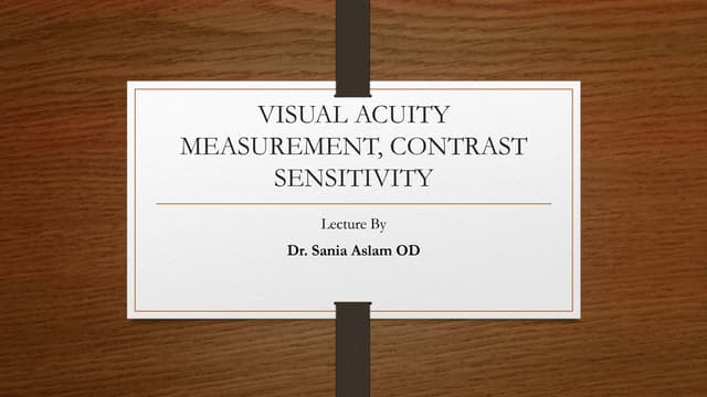 Log mar chart | PPTX