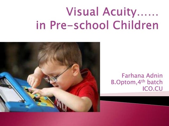 Low vision chart | PPSX