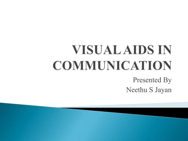 Visual Aids and Its Types | PPTX