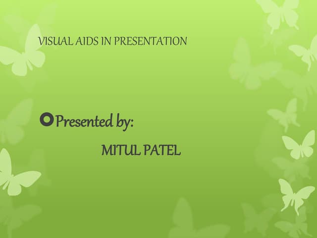 Visual Aids and Its Types | PPTX