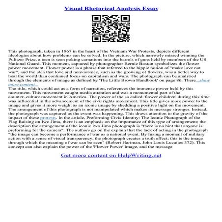 Visual Analysis Essay Examples | PDF | Painting | Arts and Crafts