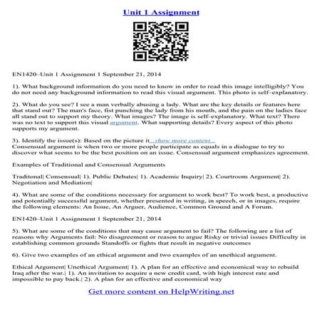 Visual Argument Essay | PDF