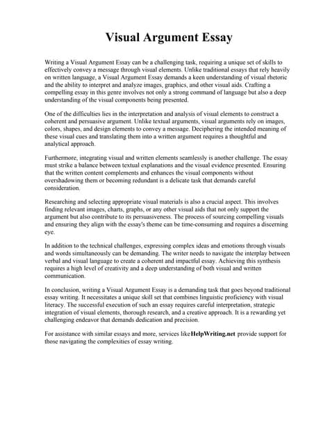 Visual Argument Essay. Northwestern Health Sciences University | PDF Visual Argument Essay. Northwestern Health Sciences University | PDF