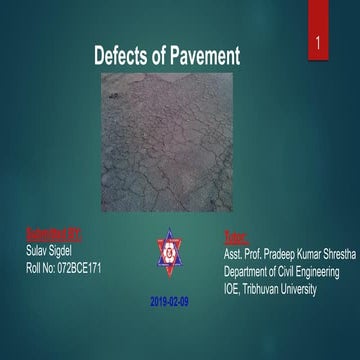 Visual assessment of pavement condition | PDF | Civil Engineering ...