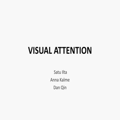 Visual attention | PPTX