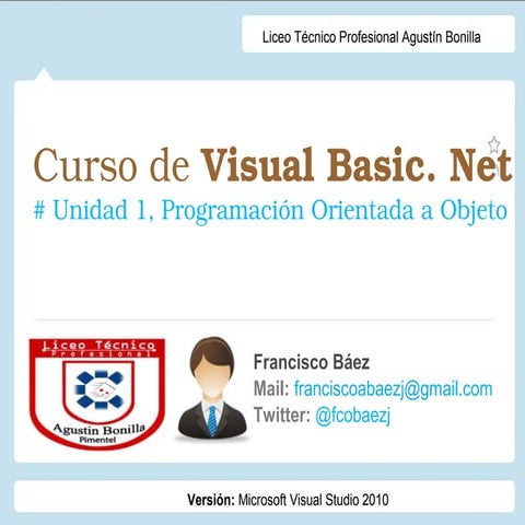 Visual basic.net practica combobox | PPT