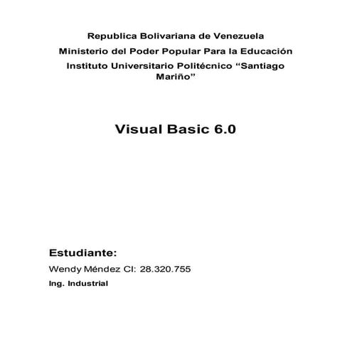Visual basic 6.0 | DOCX