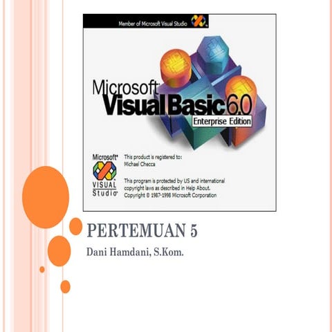 Visual Basic Tutorial Looping For Next While End While | PPT