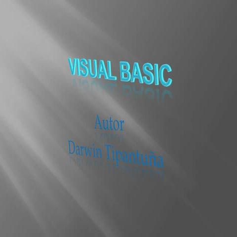 Visual basic computacion | PPTX | Programming Languages | Computing