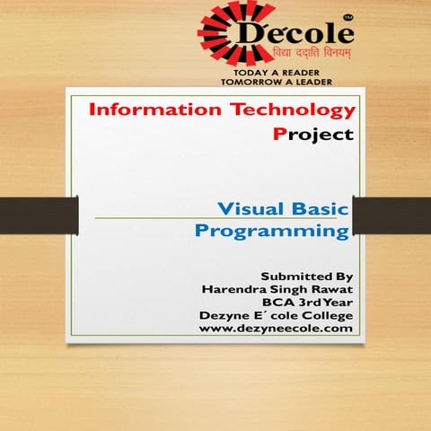 Harendra Singh,BCA Third Year | PDF