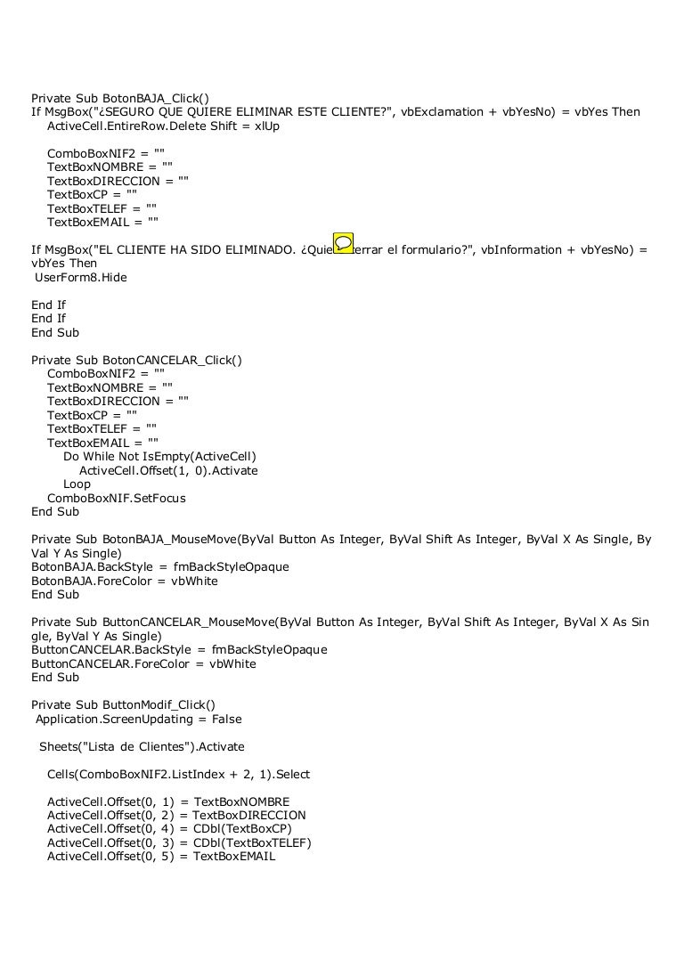 Visual basic userform 8