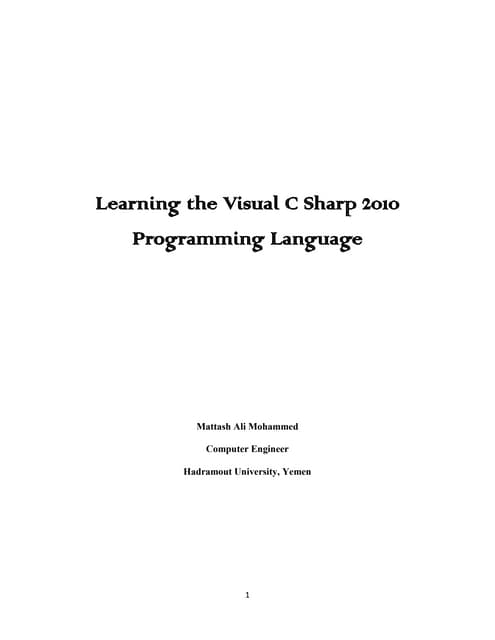 Lesson 9 Building Windows Form Application Pptx