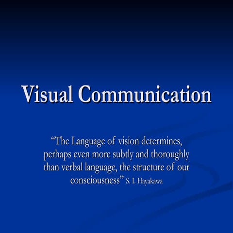 Visual communication | PPT