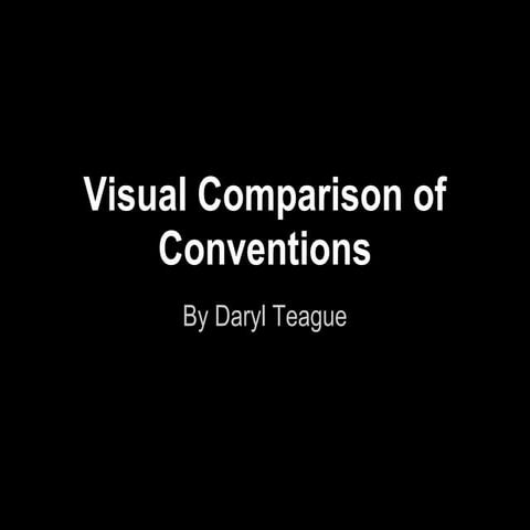 Visual comparison of conventions | PPT