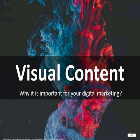 Digital Marketing Why visual content is important | PPT