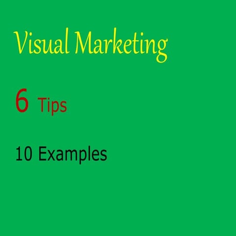10 examples of using visual content | PPTX | Email | Internet