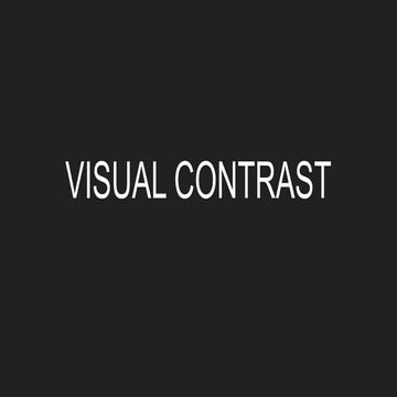 concept of VISUAL CONTRAST in Design.pptx