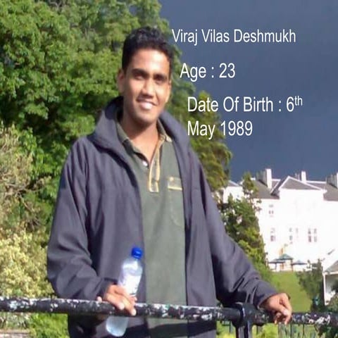Viraj D Visual cv | PPTX