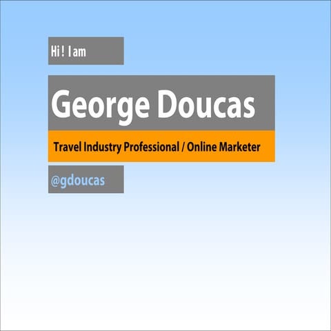 Visual Resume - George Doucas | PDF