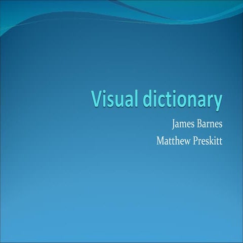 Visual dictionary | PPT