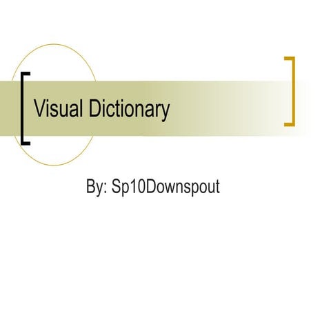 Visual dictionary FINAL COMPLETE REAL | PPT