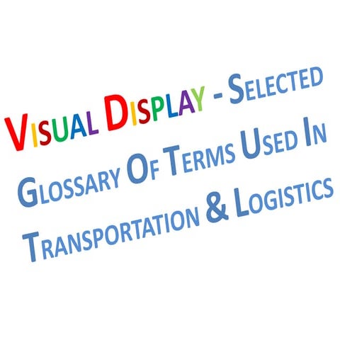 Visual display of inco-terms. | PPTX