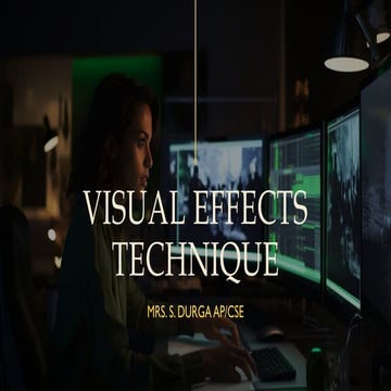 Visual Effects Techniques and Others on PPTX | PPTX