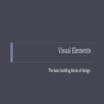 Visual Elements | PPTX