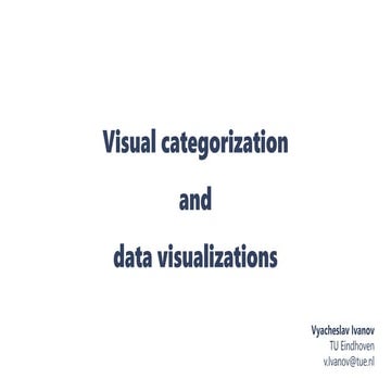 Visual categorization and data visualizations | PPTX