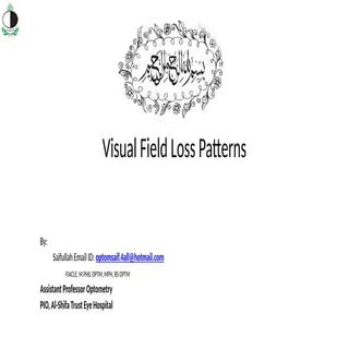 Visual field defects | PPTX