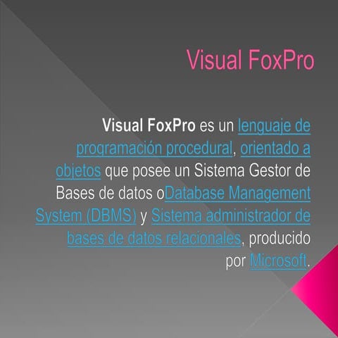 Visual fox pro | PDF