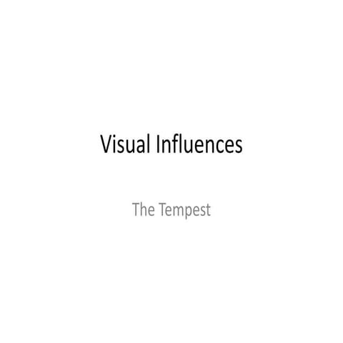 Visual influences | PPTX