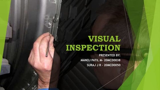 Visual Inspection and its types | PDF | Science