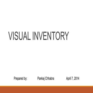 Visual inventory | PPTX